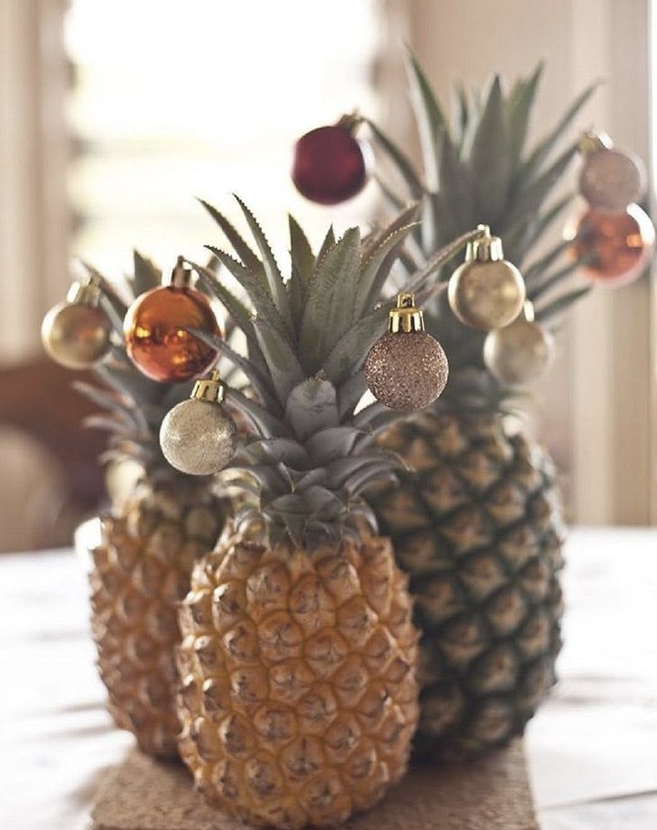 Pineapples as Christmas Trees?