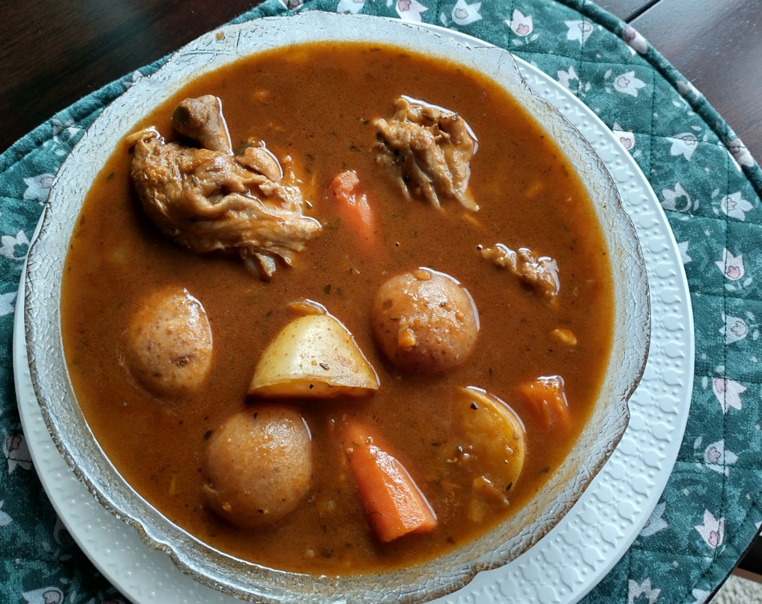 From My Grandmother's Kitchen: Bahamian Stewed Chicken